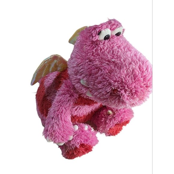 Hallmark | Toys | Hallmark Bernice Pink Dragon Plush 1 Valentine Gift ...